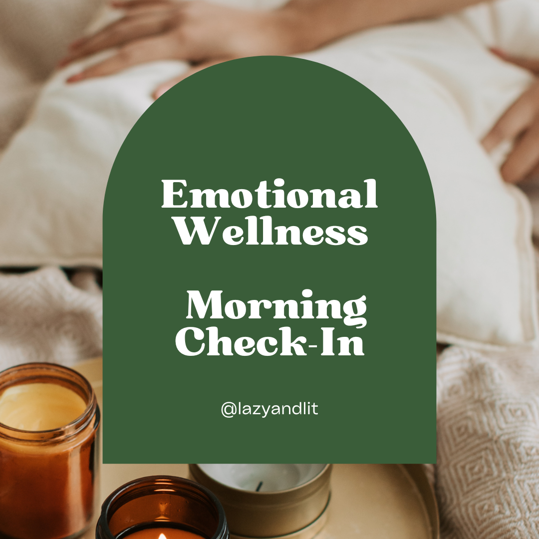 Emotional Wellness Morning Check-In Worksheets – lazy &Lit.